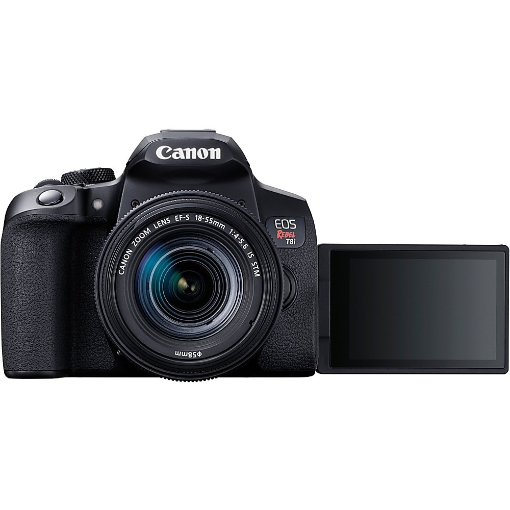 Canon EOS Rebel T8i 24.1 Megapixel Digital SLR Camera with Lens - 0.71 ...