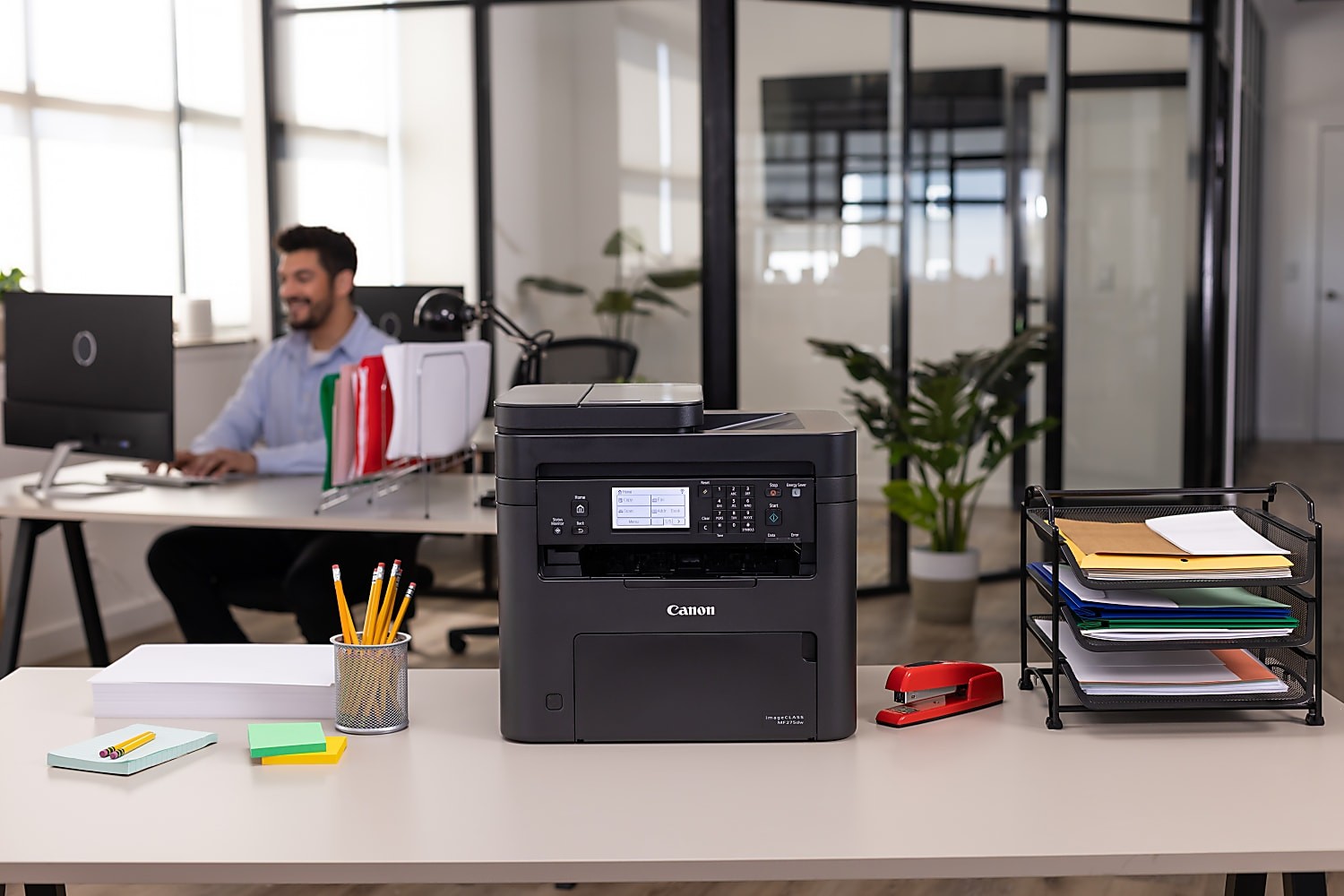 Canon® imageCLASS® MF275dw Wireless Laser All-in-One Monochrome Printer ...