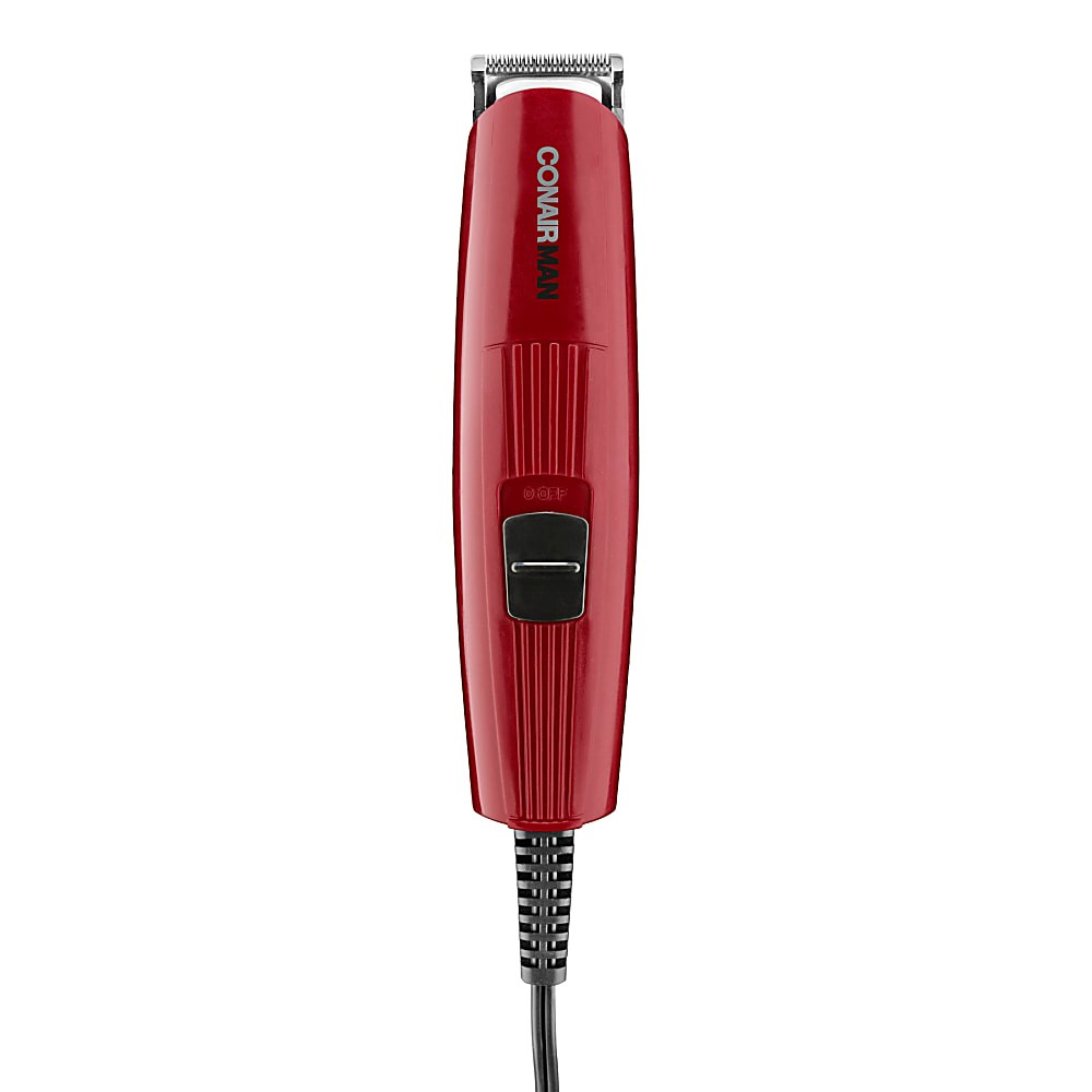 Conair Razor Corded Beard and Mustache Trimmer, 9-3/4”, Red Deals and ...