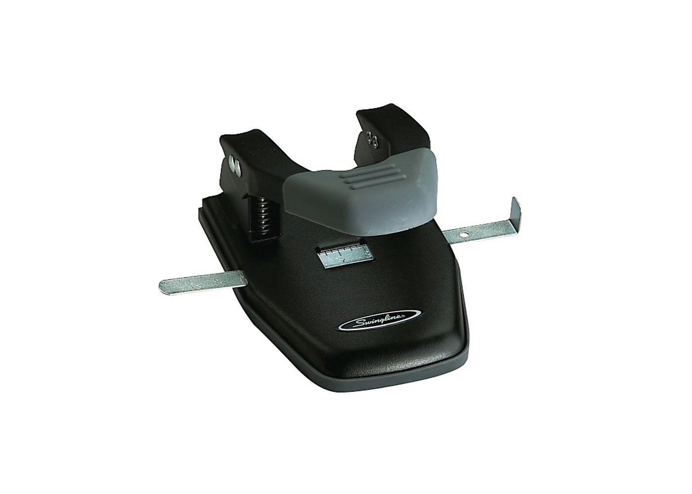 Swingline® Comfort Handle 2-Hole Punch, Black/Gray Deals and Price ...