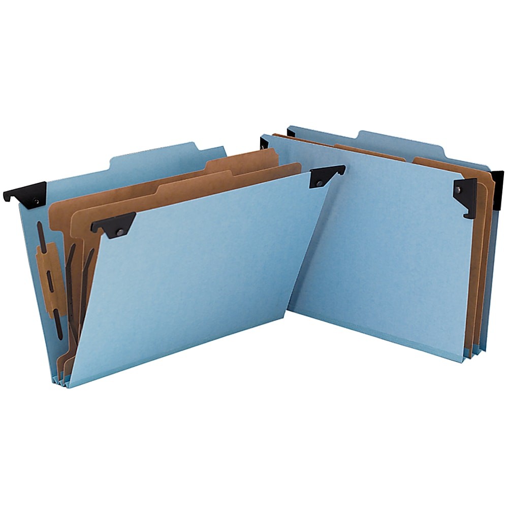 Smead® Hanging Pressboard Classification Folder With SafeSHIELD® Coated ...