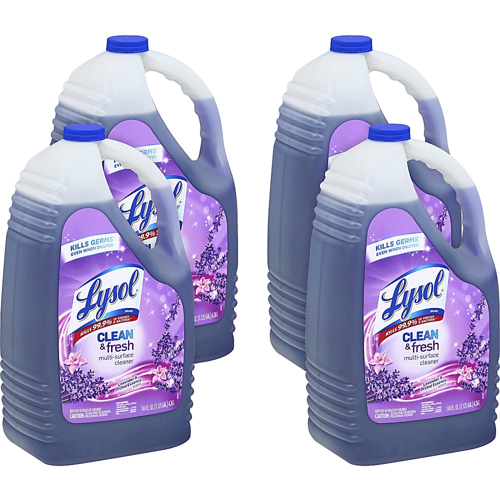 Lysol Clean/Fresh Lavender Cleaner - For Multi Surface - 144 fl oz (4.5 ...