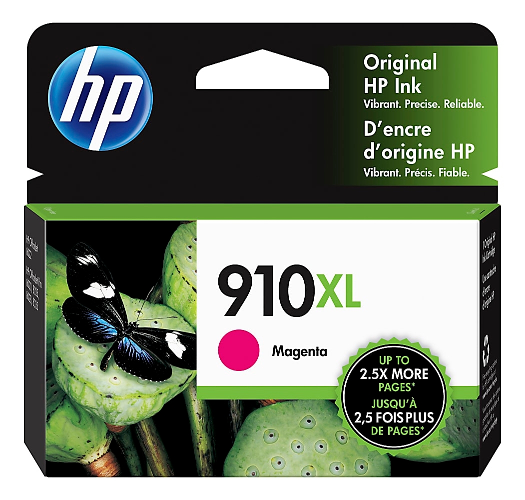 Original HP 910XL Magenta High-yield Ink Cartridge|For HP OfficeJet ...