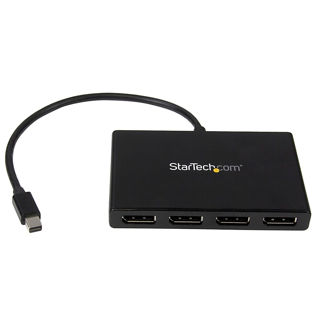 StarTech.com 4-Port Multi Monitor Adapter, Mini DisplayPort 1.2 to DP ...