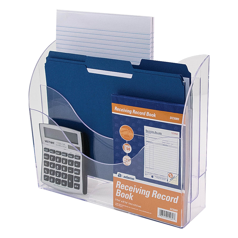 Innovative Storage Designs 3-Tier File Organizer, Clear Deals and Price ...