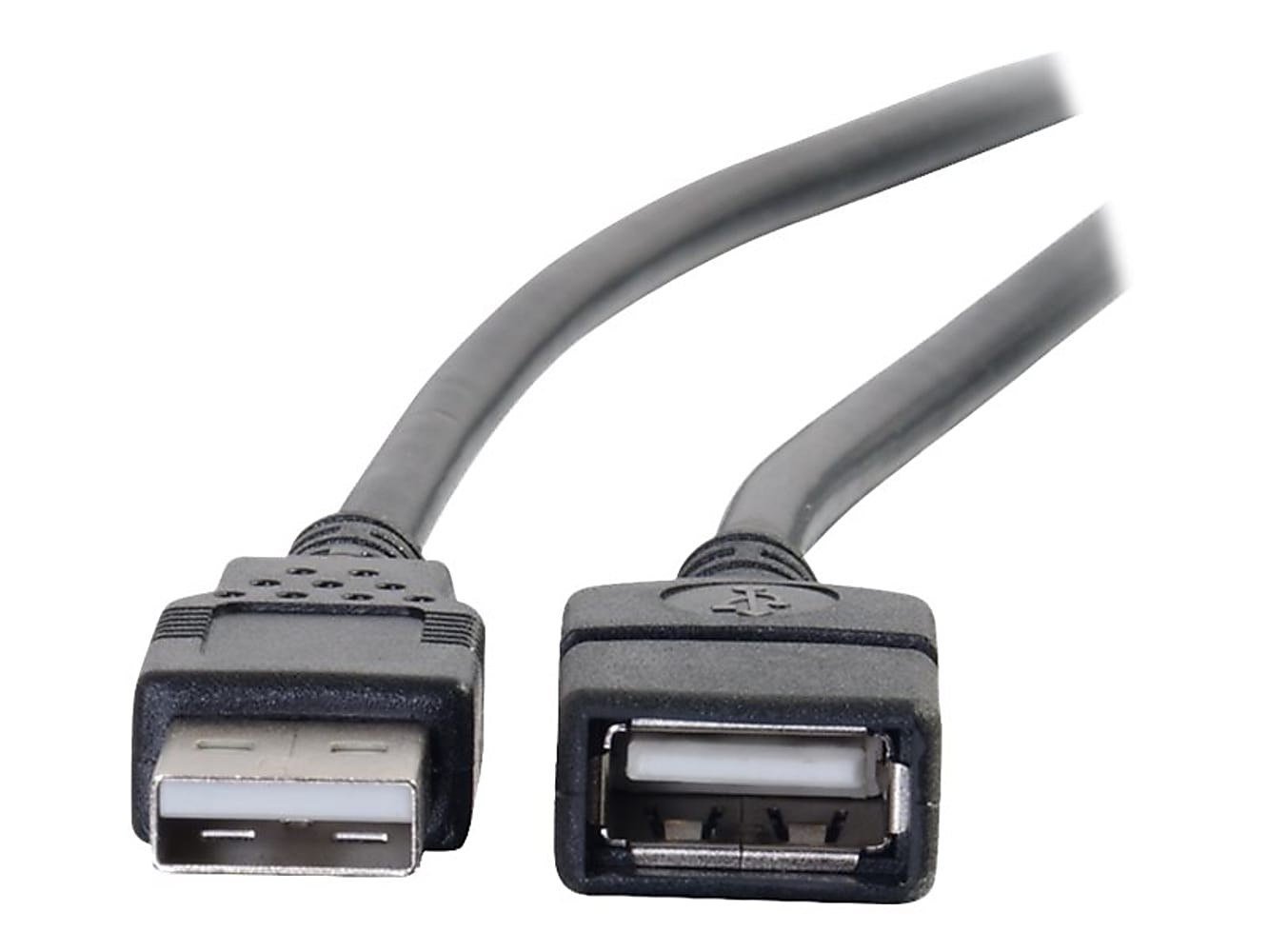 C2G 2m USB Extension Cable - USB 2.0 A to USB - M/F - Type A Male USB ...
