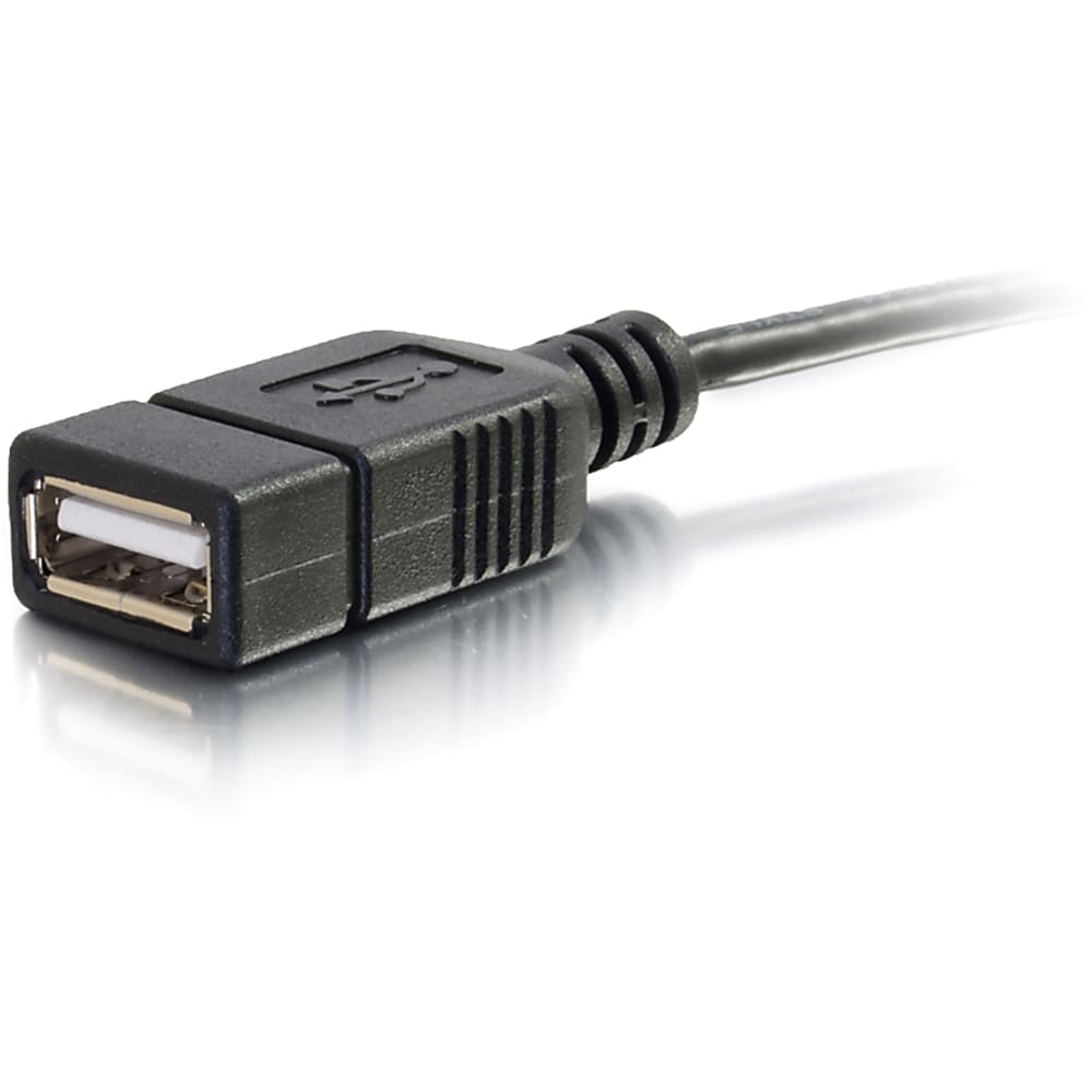 C2G 6in OTG Adapter Cable - USB Mobile Adapter - USB Micro B to A - M/F ...