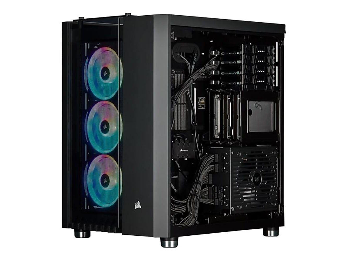 Corsair Crystal 680X RGB Computer Case with Windowed Side Panel - Mid ...