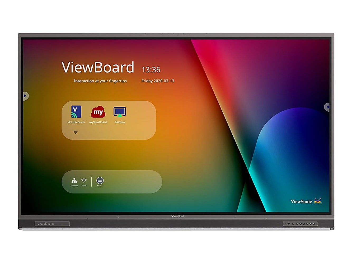 ViewSonic ViewBoard IFP7552-1C - 75"" Diagonal Class (74.5"" viewable ...