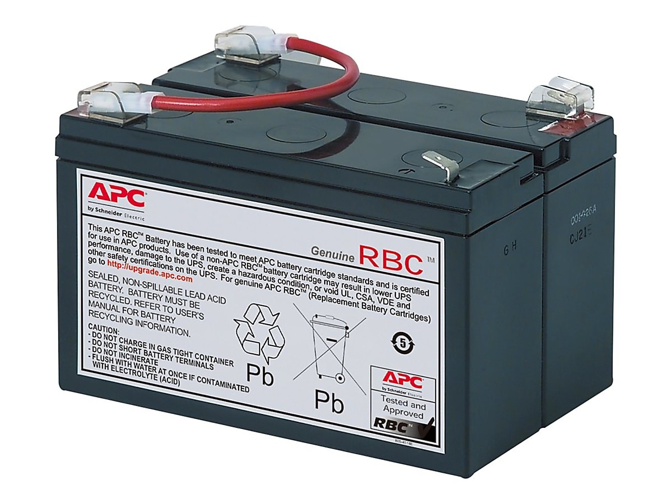APC Replacement Battery Cartridge #3 - UPS battery - lead acid - black ...