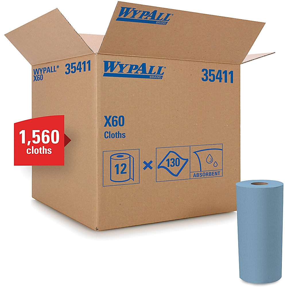Wypall General Clean X60 Multi-Task Cleaning Cloths - 12.20"x9.80 ...