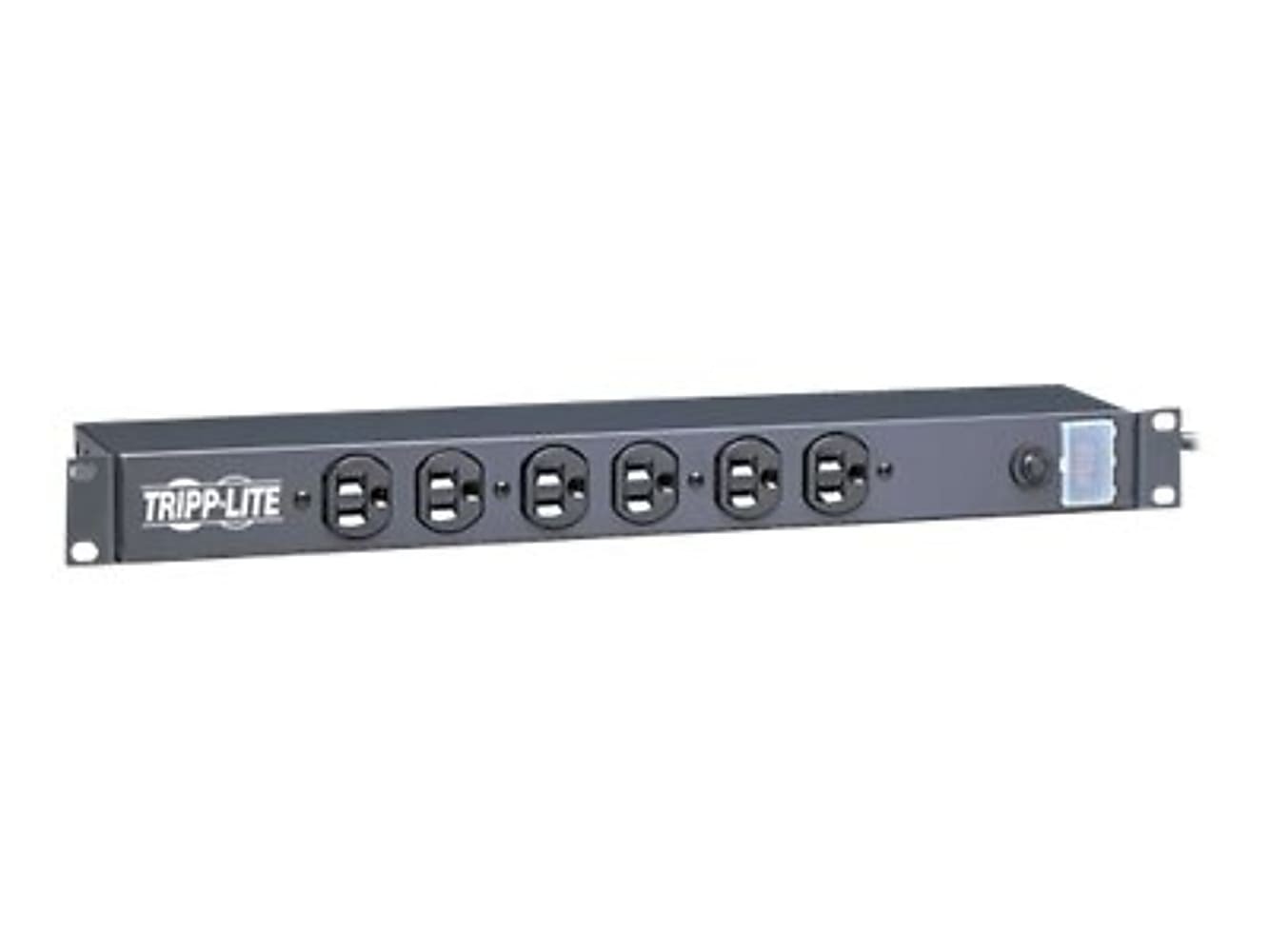 Tripp Lite Power Strip Rackmount Metal 120V 5-15R 12 Outlet 15' Cord ...