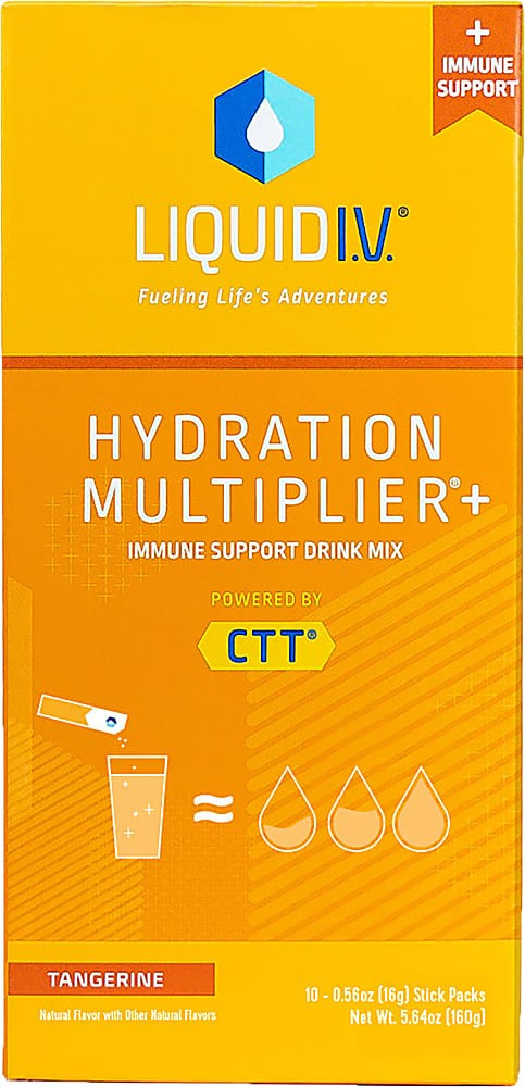 Liquid IV Hydration Multiplier+ Immune Support Drink Mix, 0.56 Fl Oz ...
