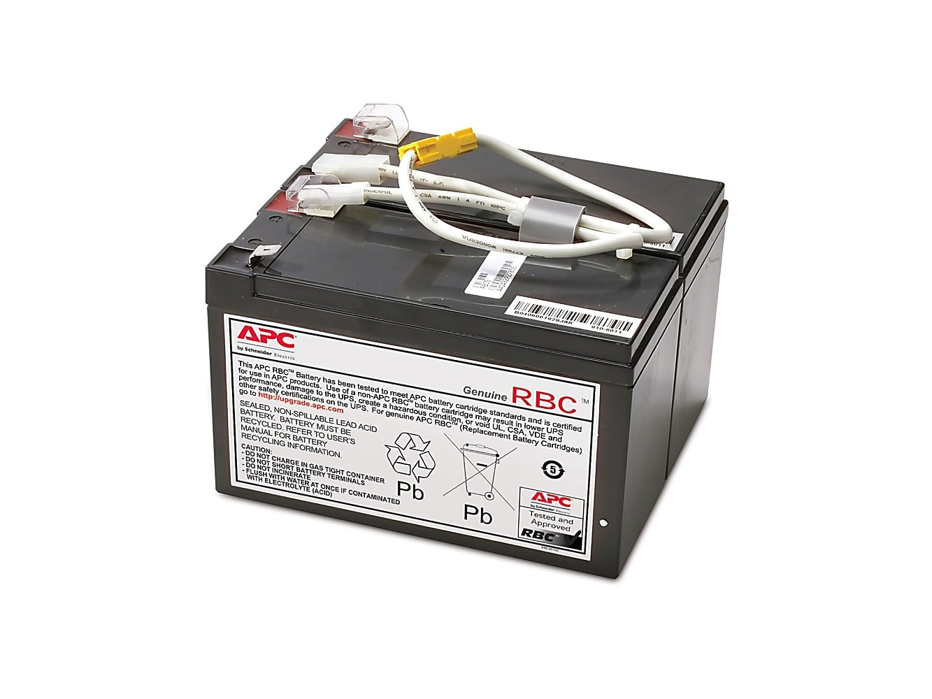 APC Replacement Battery Cartridge #5 - UPS battery - lead acid - black ...