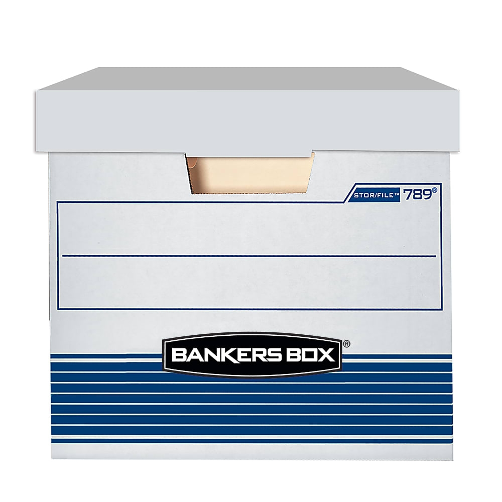 Bankers Box Presto Heavy-Duty Storage Boxes With Locking Lift-Off Lids ...