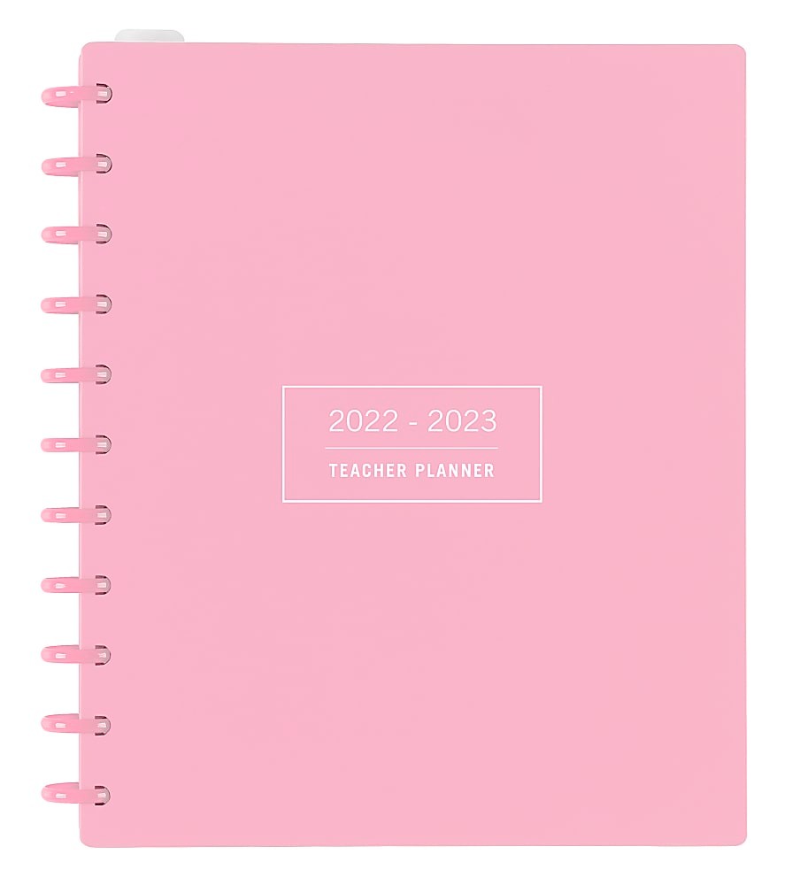 TUL® Discbound Monthly Teacher Planner, Letter Size, Pink, July 2022 To ...