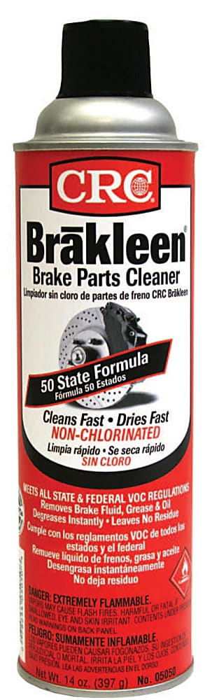 CRC 50 State Formula Brakleen Brake Parts Cleaner, 20 Oz Can, Case Of ...