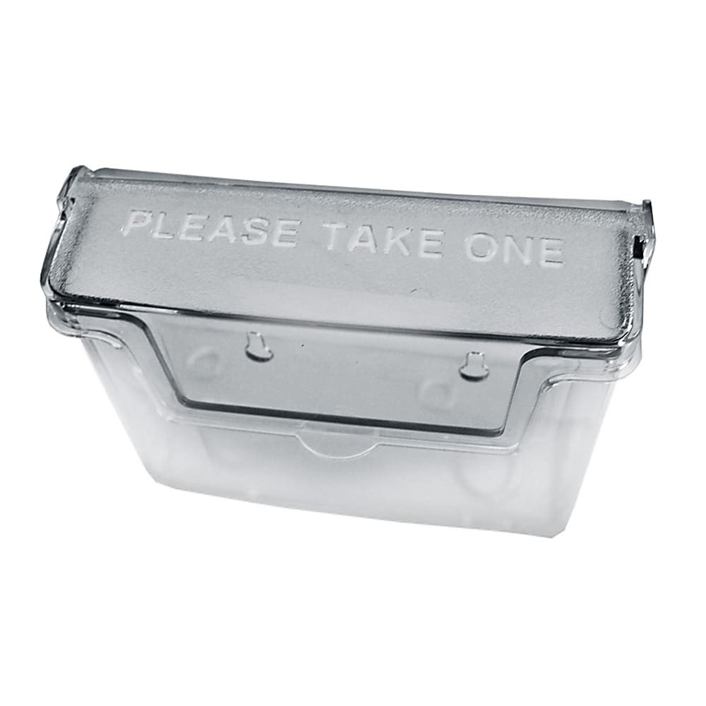 Azar Displays Styrene Clip-On Removable Business Card Pockets, 2-3/4""H ...