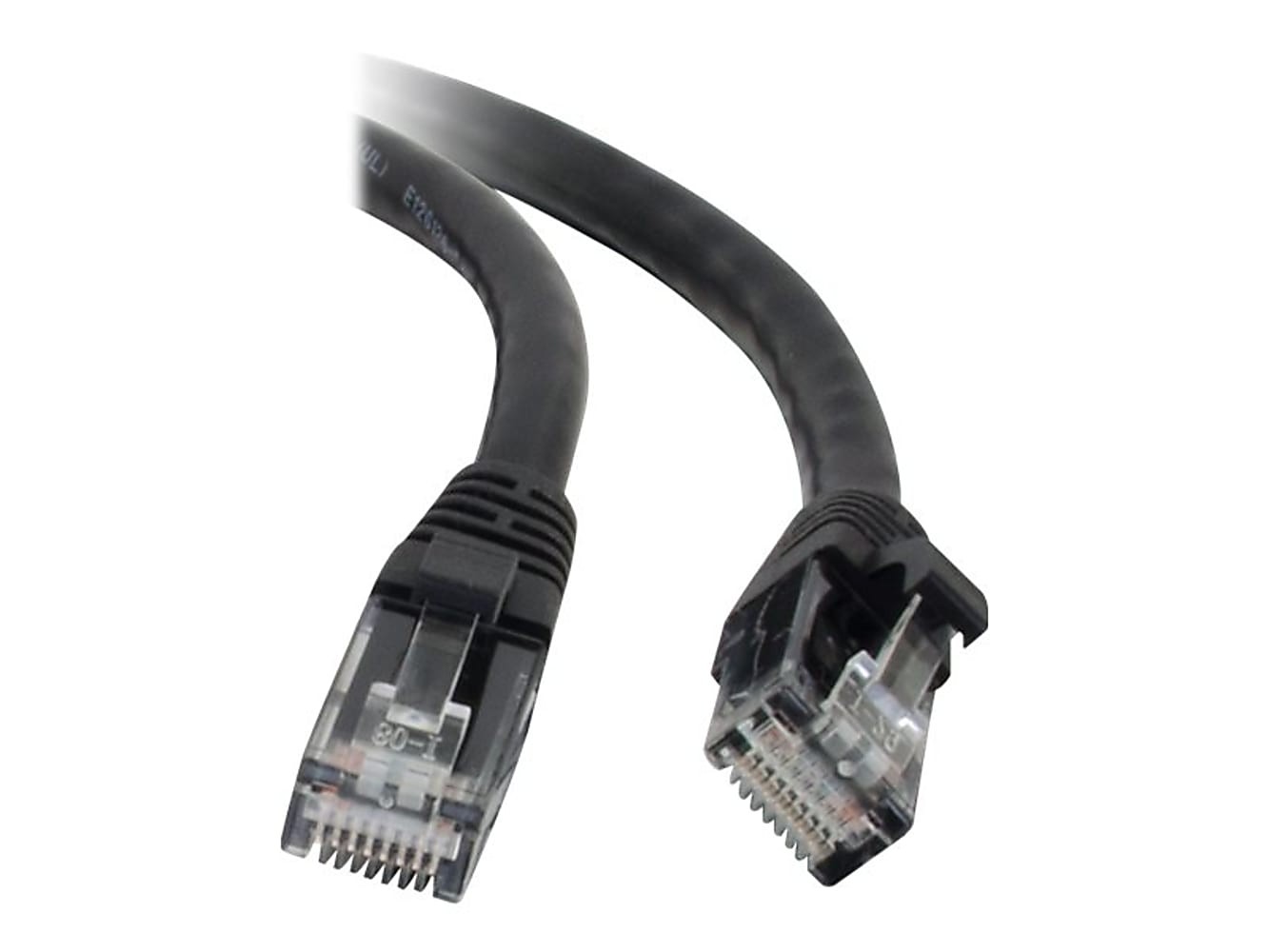 C2G 14ft Cat5e Ethernet Cable - Snagless Unshielded (UTP) - Black ...
