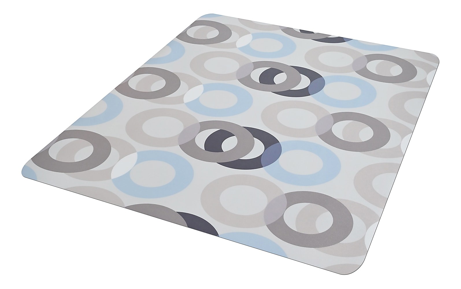 Realspace® Decorative Vinyl Chair Mat For Low Carpet, 36" x 48 ...