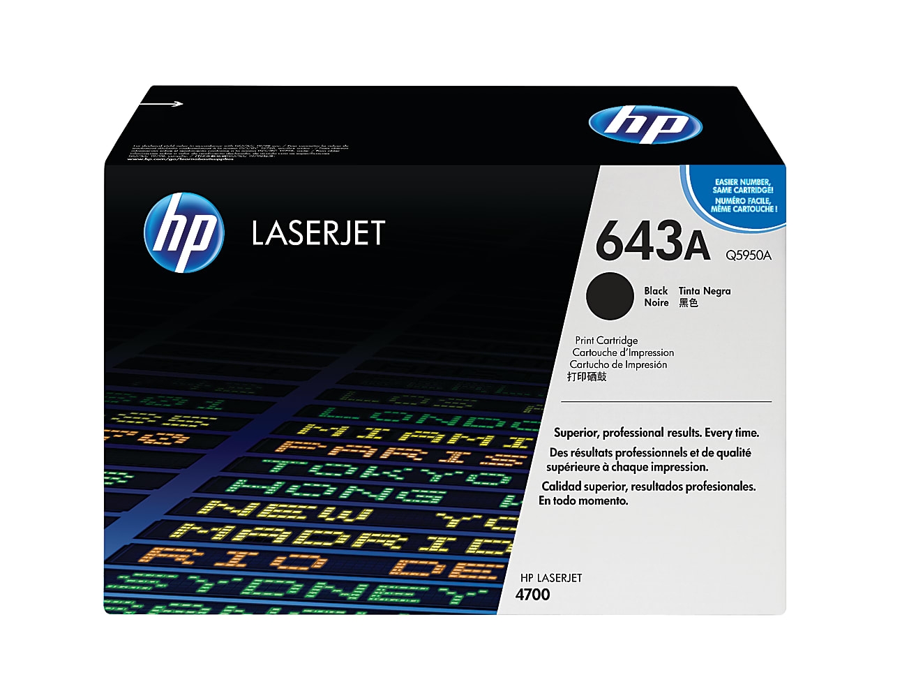 Mejores ofertas e historial de precios de HP 643A Black Toner Cartridge ...