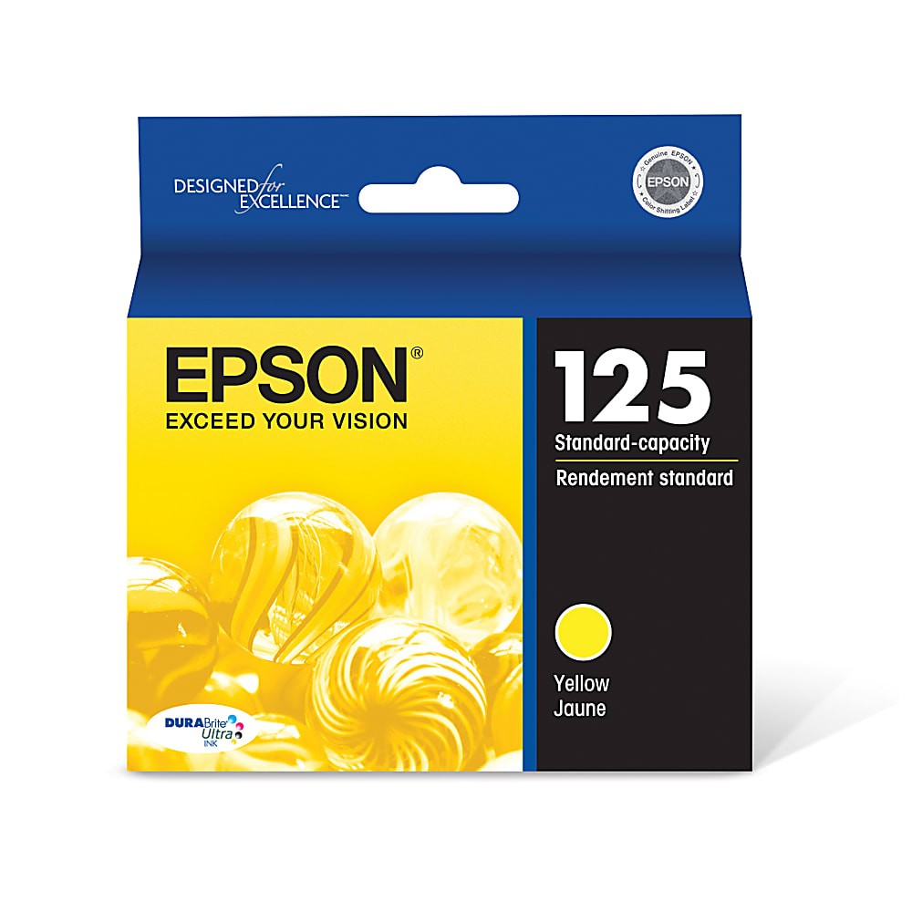 Epson® 125 DuraBrite® Ultra Yellow Ink Cartridge, T125420 Deals and ...