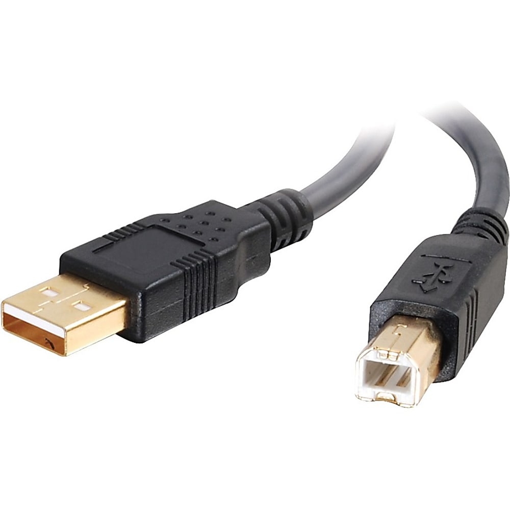 C2G 16.4ft USB A to USB B Cable - Ultima Series Black - M/M - Type A ...