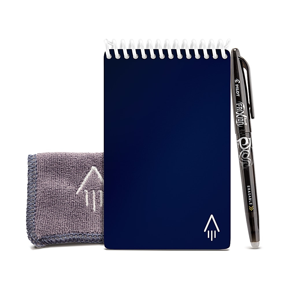 Rocketbook Mini Smart Reusable Notepad, 3-1/2" x 5-1/2", 7 Subject, Dot ...