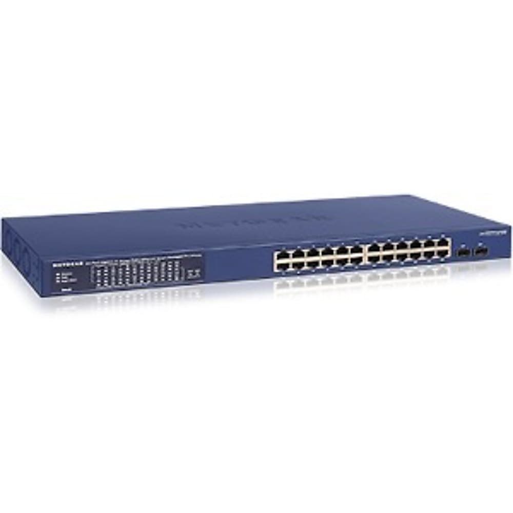 Netgear GS724TPP Ethernet Switch - 24 Ports - Manageable - 4 Layer ...