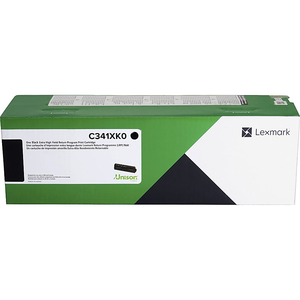 Lexmark Original Toner Cartridge - Black - Laser - Extra High Yield ...