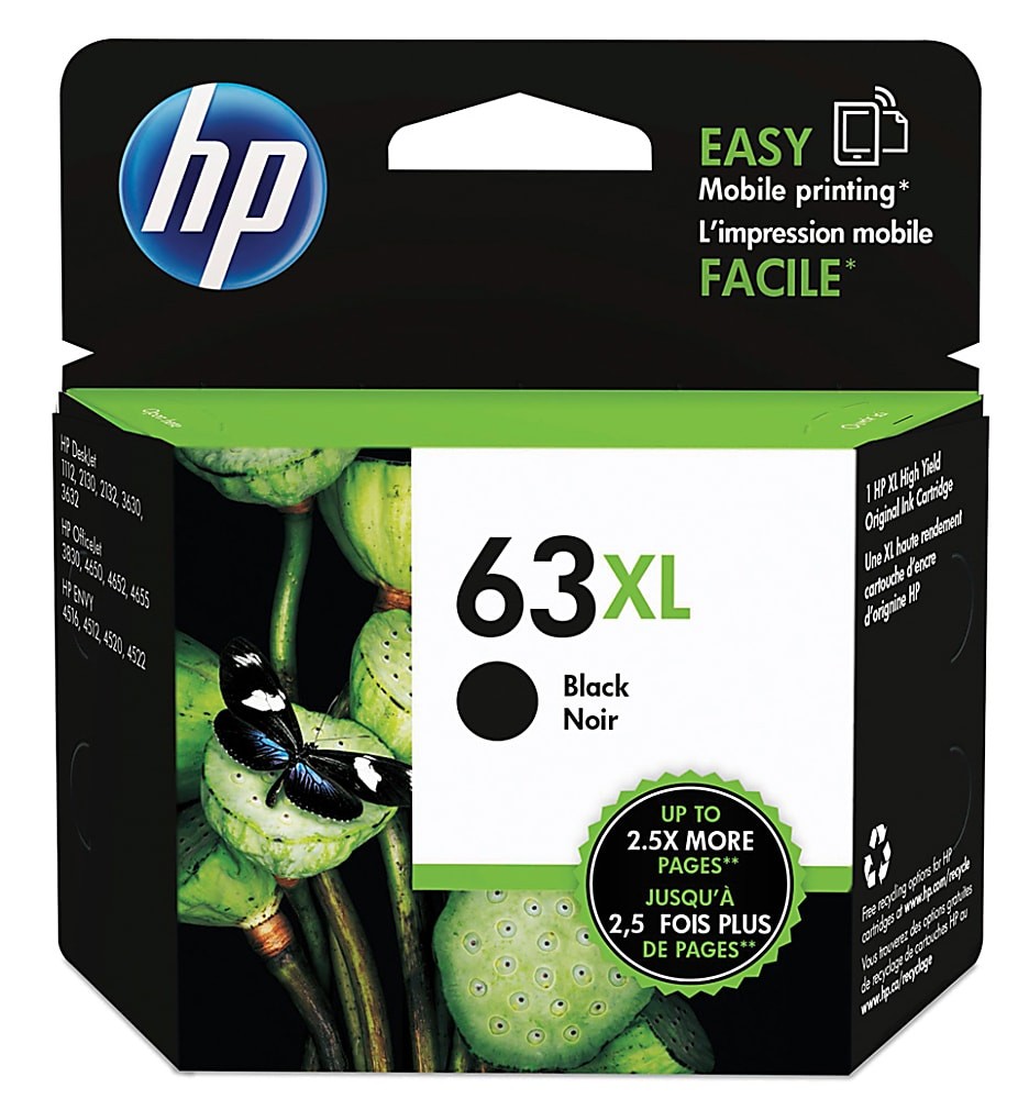 HP 63XL Black High-Yield Ink Cartridge, F6U64AN Deals and Price History ...