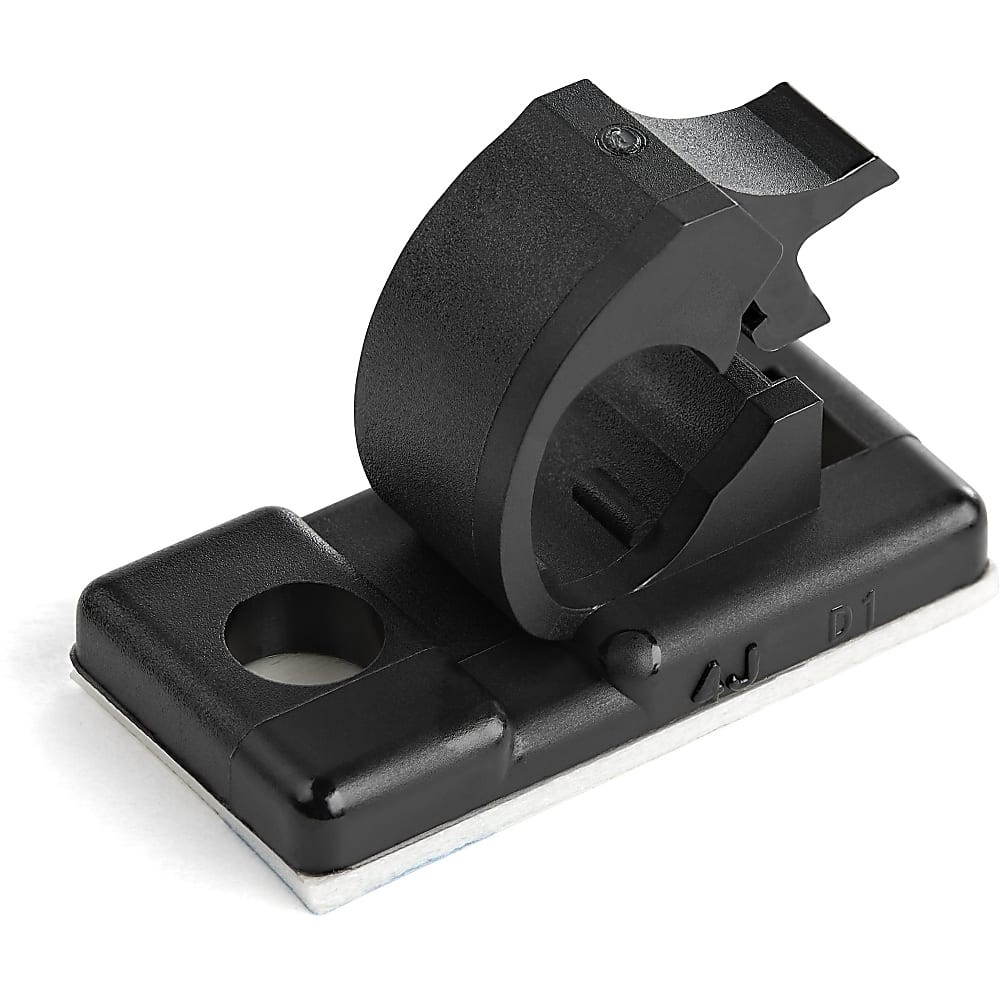 StarTech.com 100 Self Adhesive Cable Management Clips - Ethernet ...