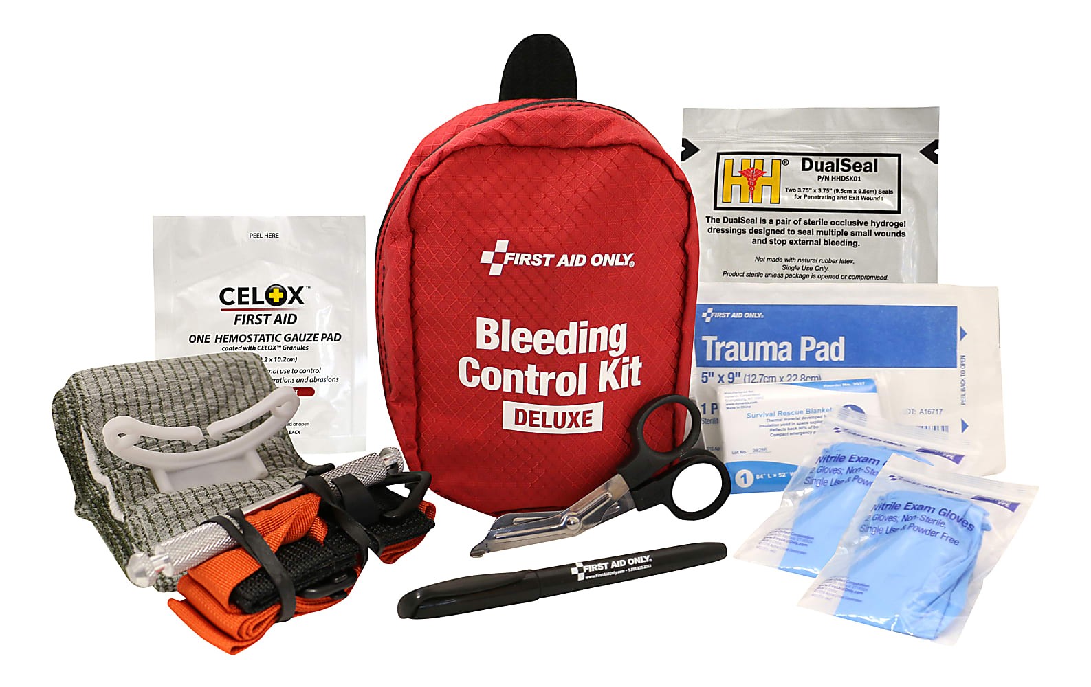 Mejores ofertas e historial de precios de First Aid Only Deluxe Pro Bleeding Control Kit, 4""H x ...