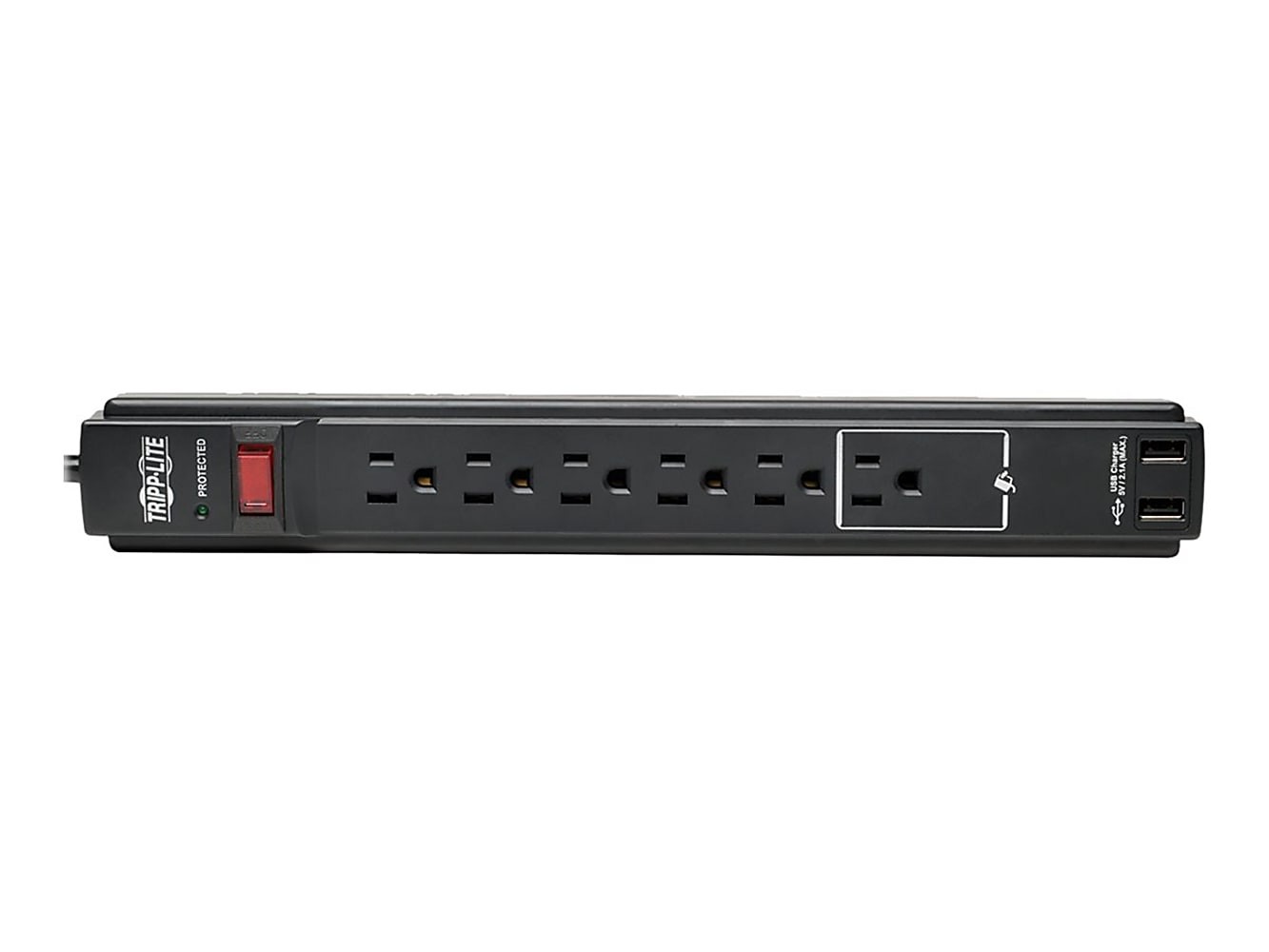 Tripp Lite Protect It! 6-Outlet Surge Protector, 6 ft. Cord, 990 Joules ...