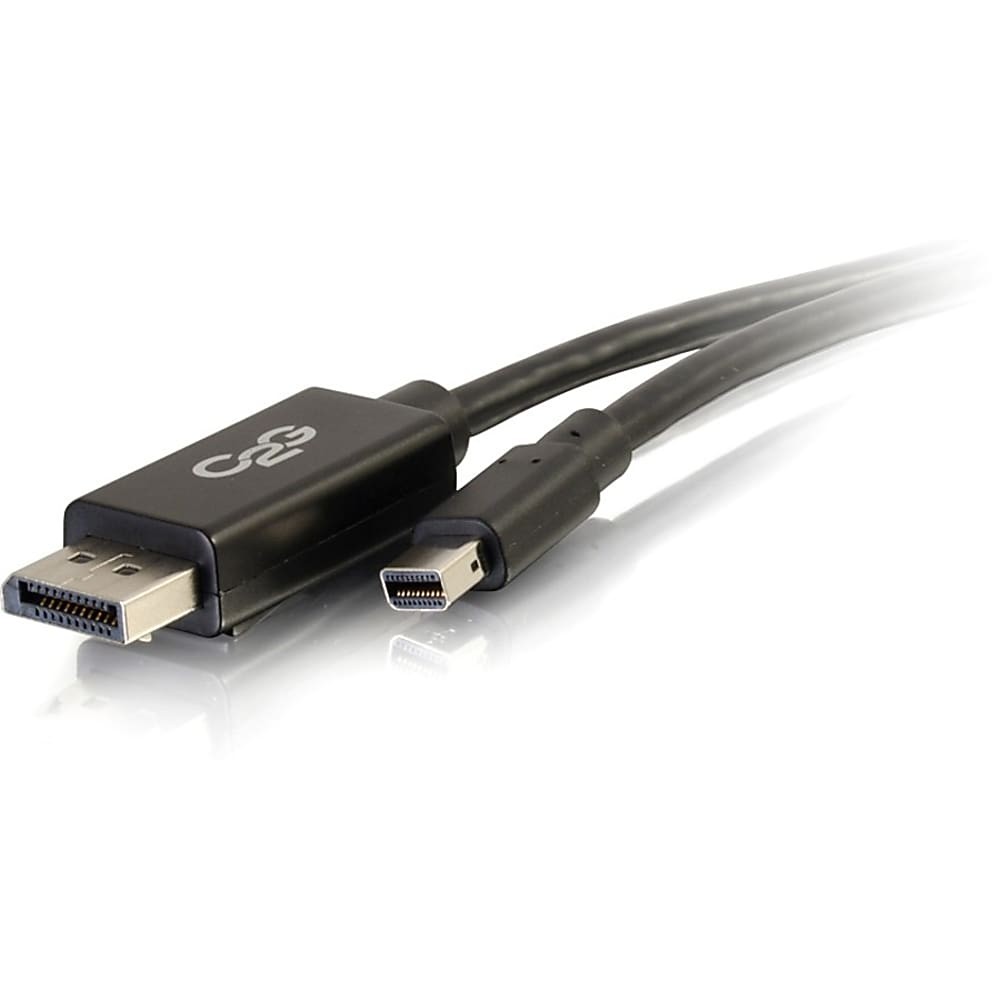 C2G 6ft Mini DisplayPort to DisplayPort Cable - Adapter Cabe - M/M ...