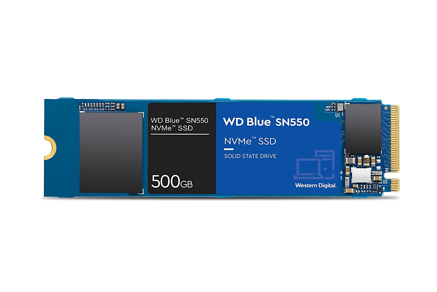 Western Digital Blue SN550 NVMe Internal Solid State Drive, 500GB ...
