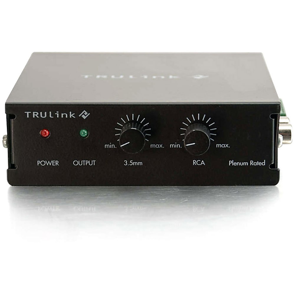 C2G TruLink Audio Amplifier (Plenum Rated) - 1% THD - 150 Hz to 20 kHz ...