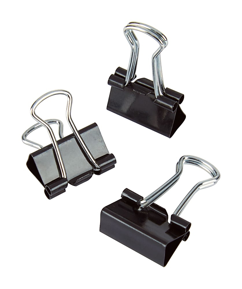 Office Depot® Brand Binder Clips, Mini, 9/16" Wide, 1/4" Capacity ...