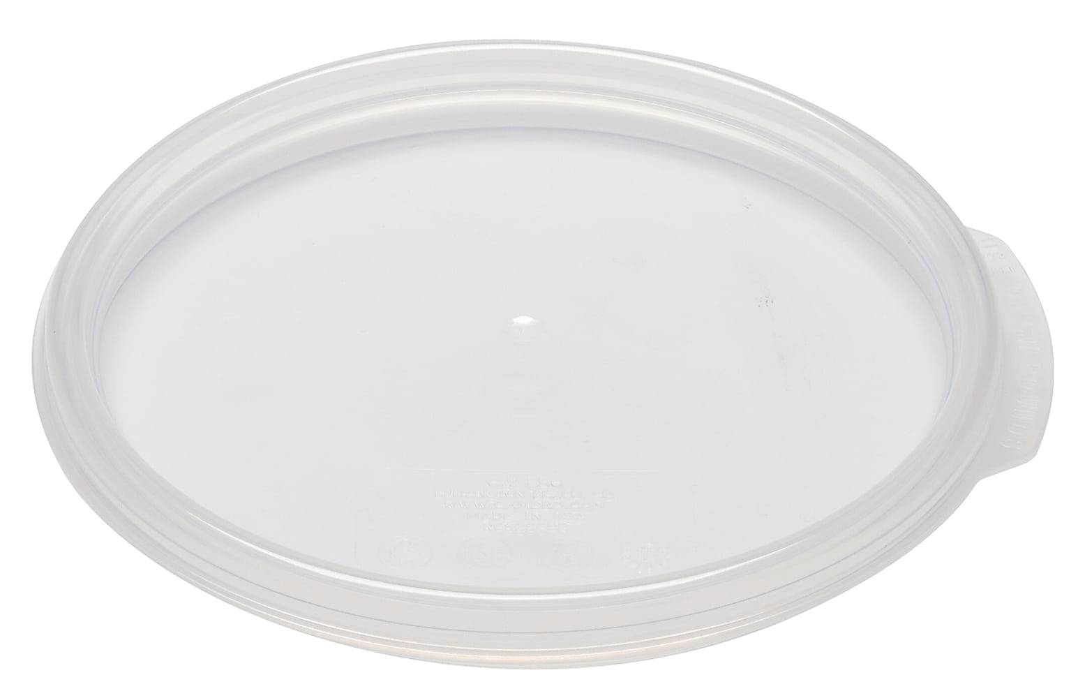 Cambro Translucent Round Lids For 1-Qt Food Containers, Pack Of 12 Lids ...