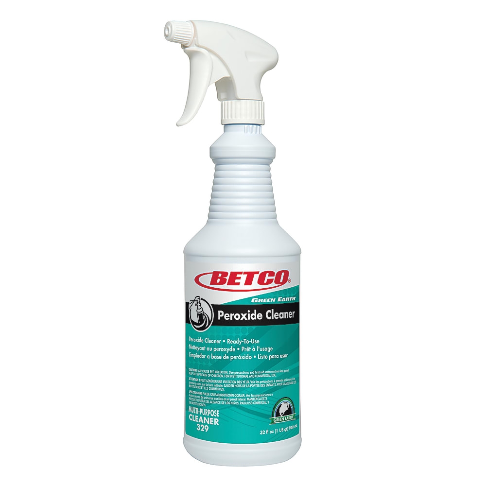Betco® Green Earth® RTU Peroxide Cleaner, Fresh Mint Scent, 32 Oz ...