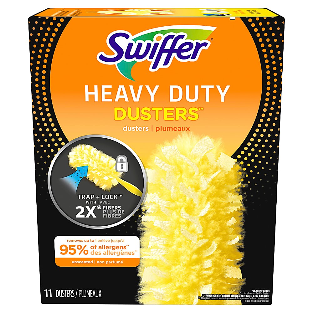 Swiffer Dusters Heavy-Duty Multi-Surface Refills, 7-11/16", Yellow ...