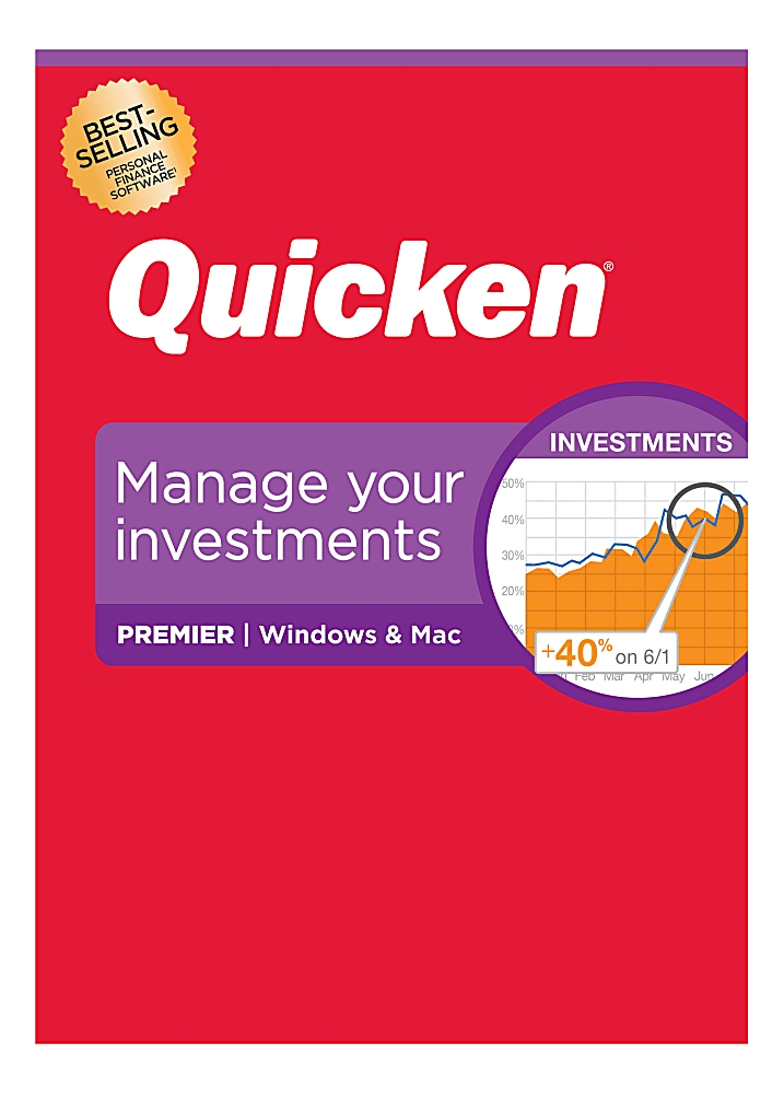 Quicken® Premier Personal Finance Software, 1-Year Subscription, For PC ...
