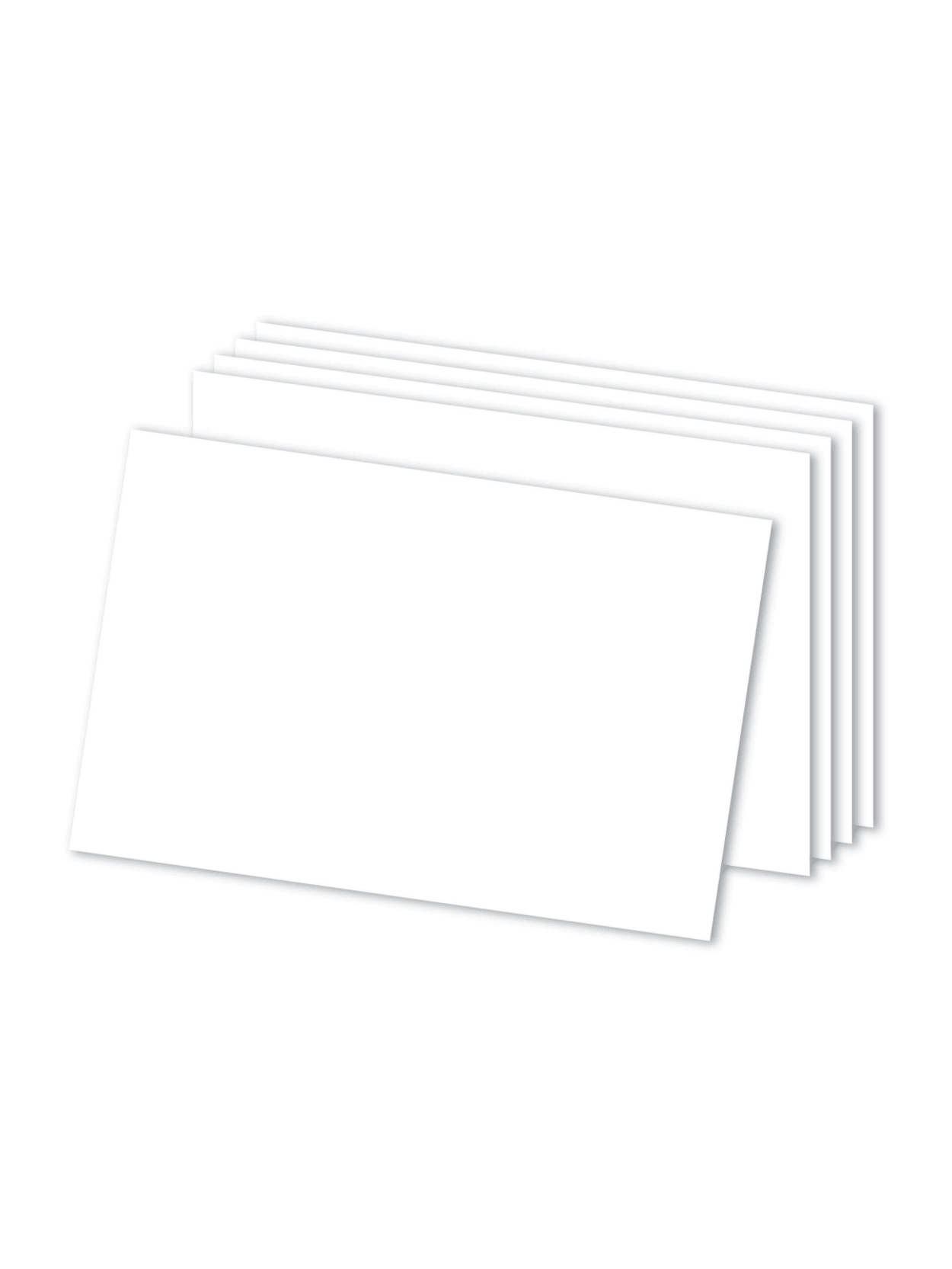 Office Depot Brand Blank Index Cards, 4"" x 6"", White, Pack Of 300 ...
