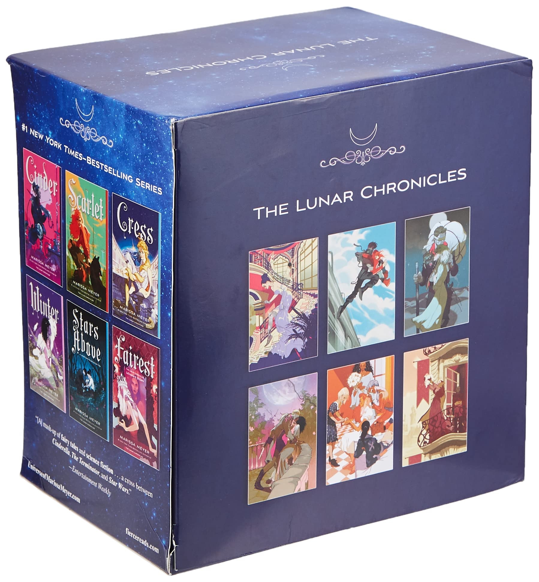 The Lunar Chronicles Boxed Set: Cinder, Scarlet, Cress, Fairest, Stars ...