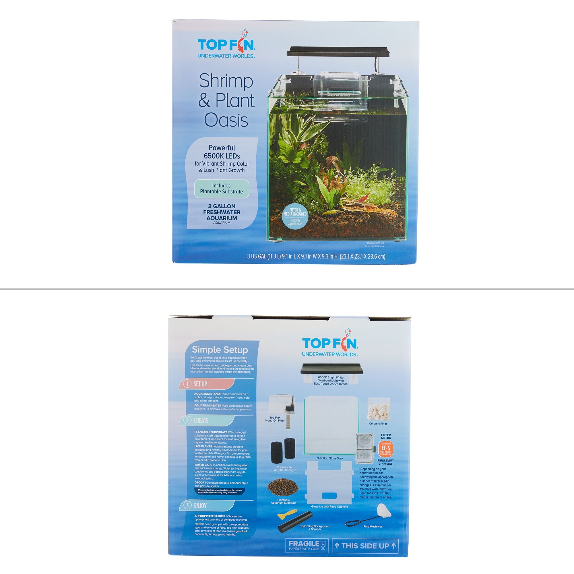 Top Fin® Shrimp & Plant Oasis Tank - 3 Gallon Die besten Deals und ...