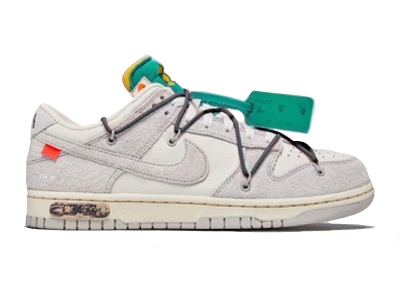 Men's Nike Dunk Low OffWhite Lot 20 in Sail/Neutral Grey/Gridiron Deals ...