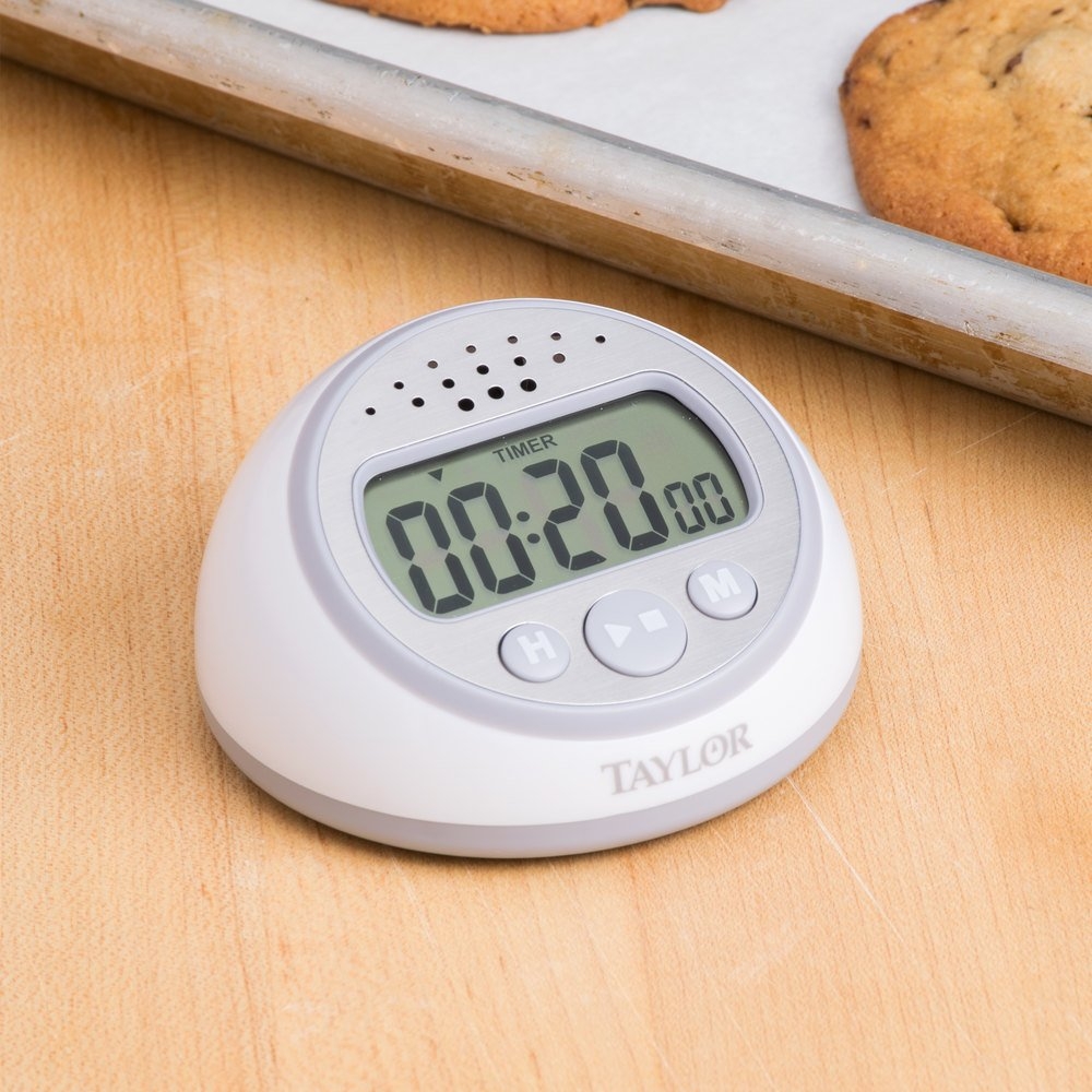 Taylor 5873 Extra Loud Digital 24 Hour Kitchen Timer with Clock Best ...