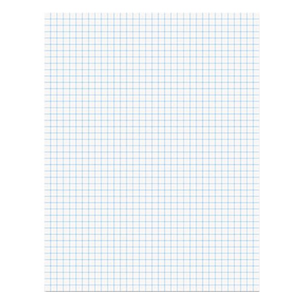 Universal UNV20631 8 1/2" x 11 3/4" White Economy Quadrille Ruled ...