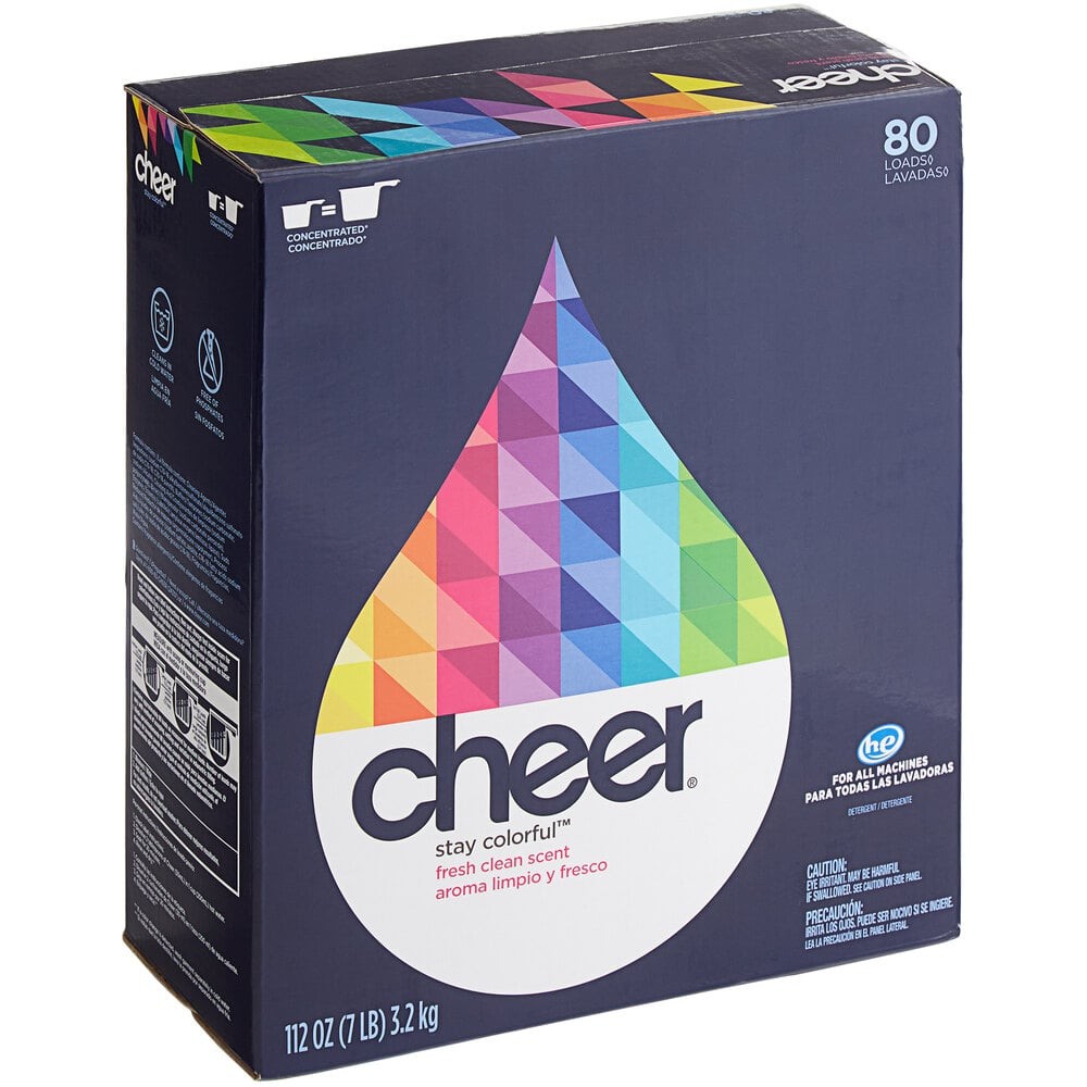 Cheer 84928 Stay Colorful 112 oz. Powdered Laundry Detergent - 3/Case ...