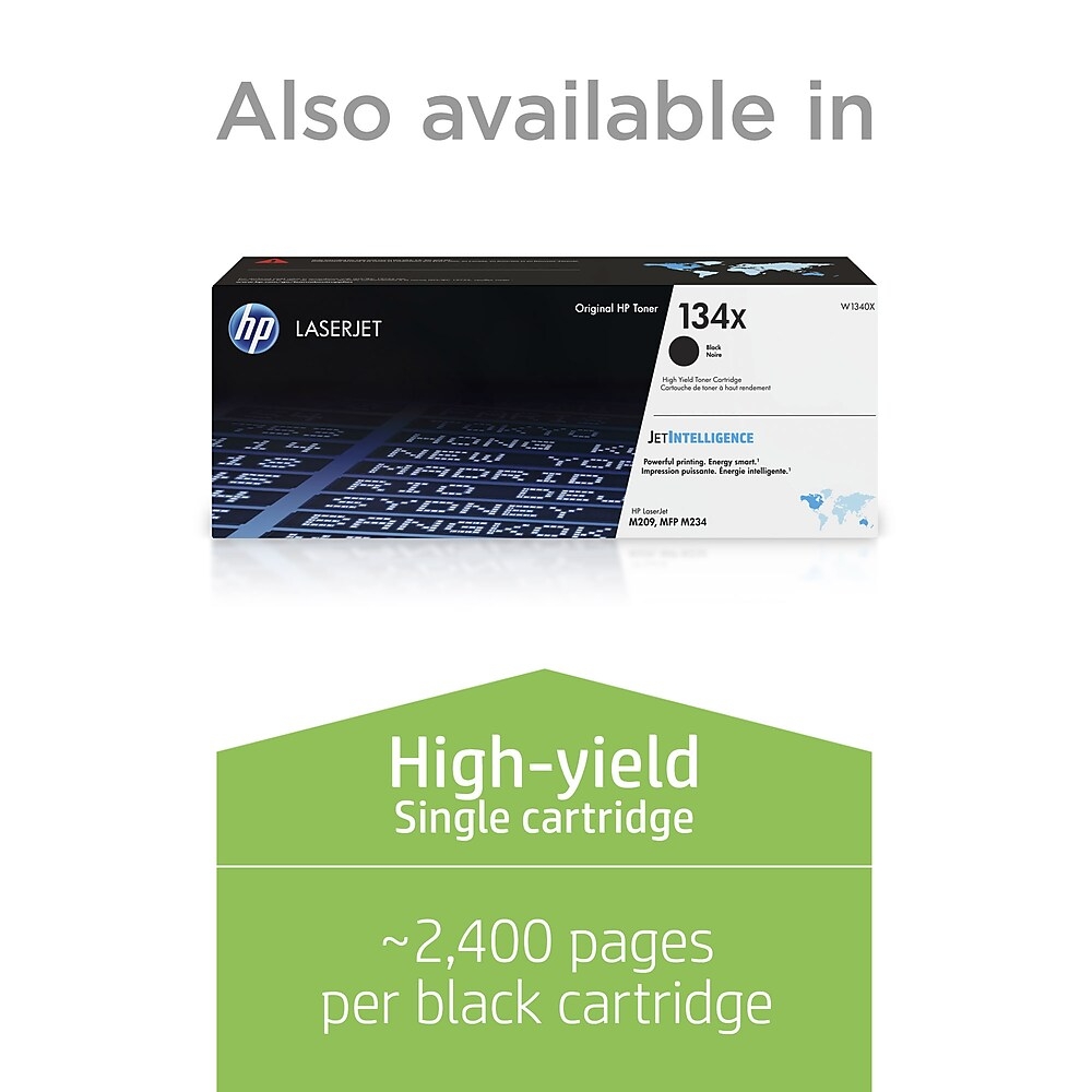 HP 134A Black Standard Yield Toner Cartridge (W1340A) Best Deals and ...